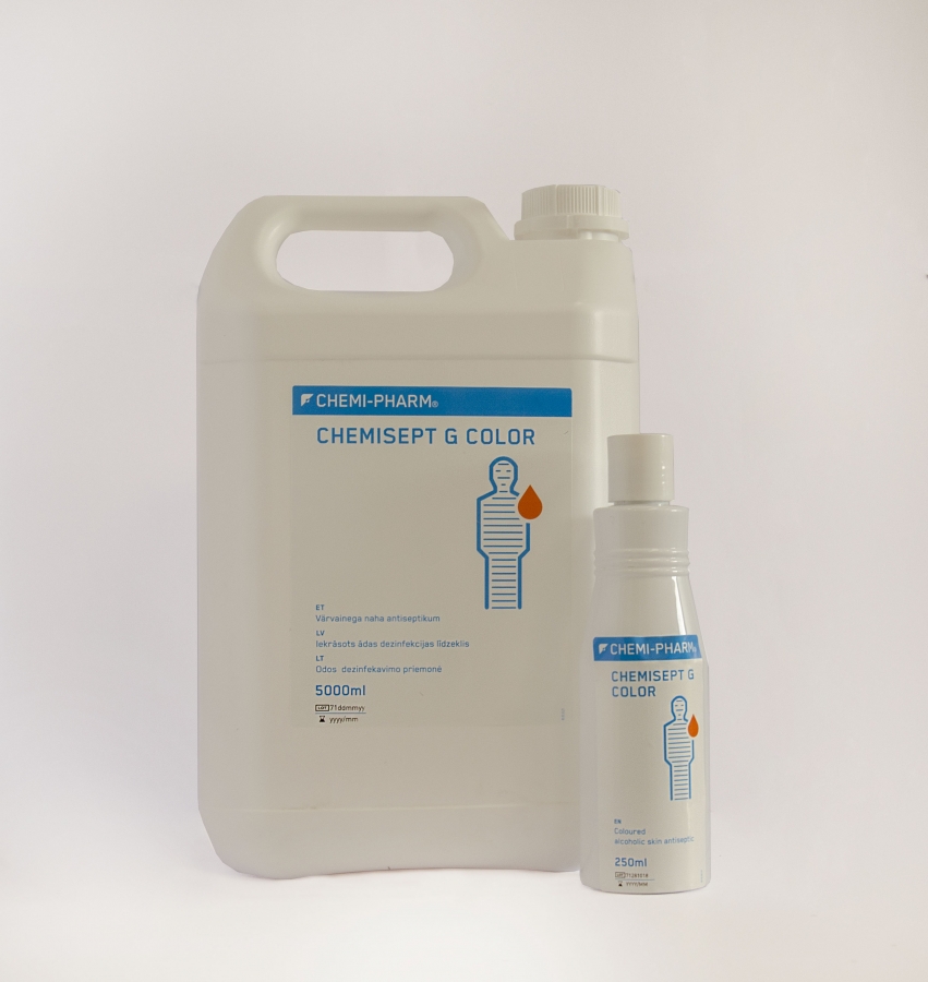CHEMISEPT G COLOR 5L - Ādas dezinfekcijas līdzekļi - Dezinfekcijas ...